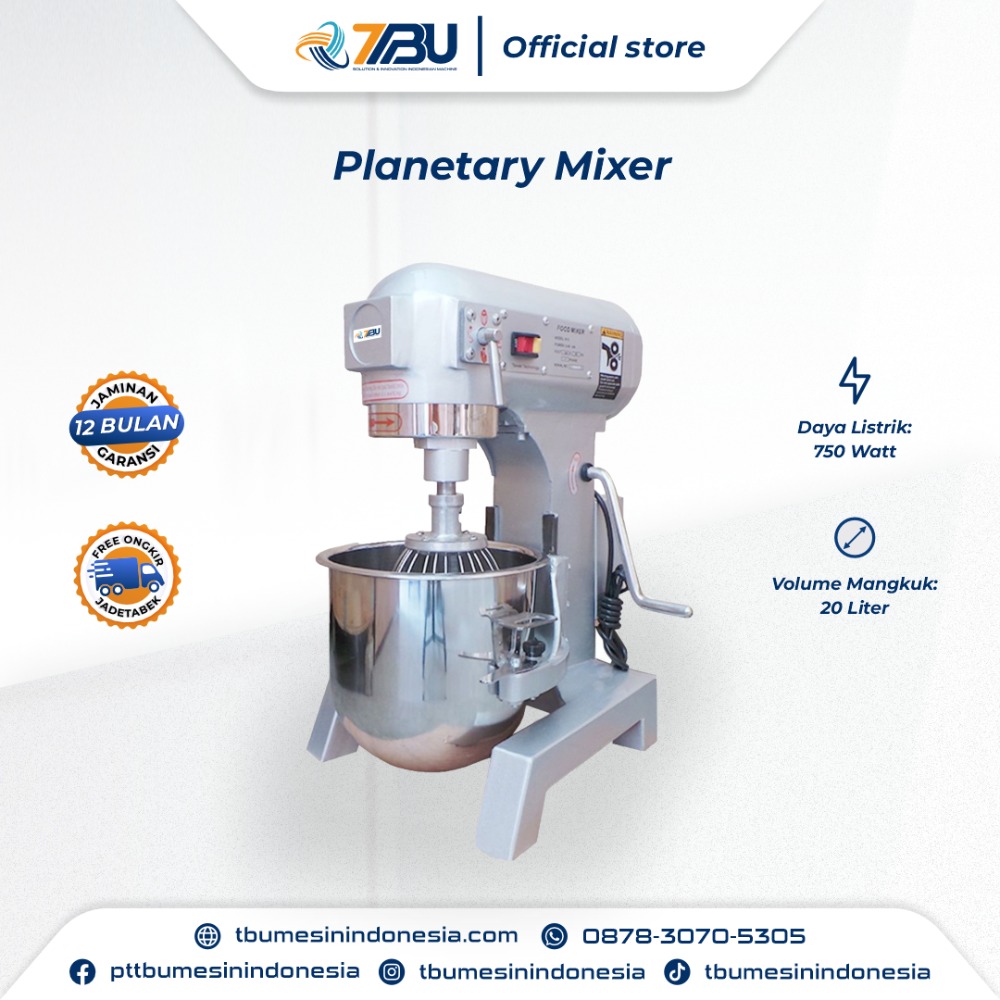 Planetary Mixer 20 Liter