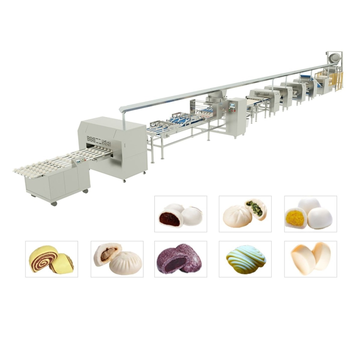 Full Automatic Steamed Stuffed Bun/Steamed Bread Production Line