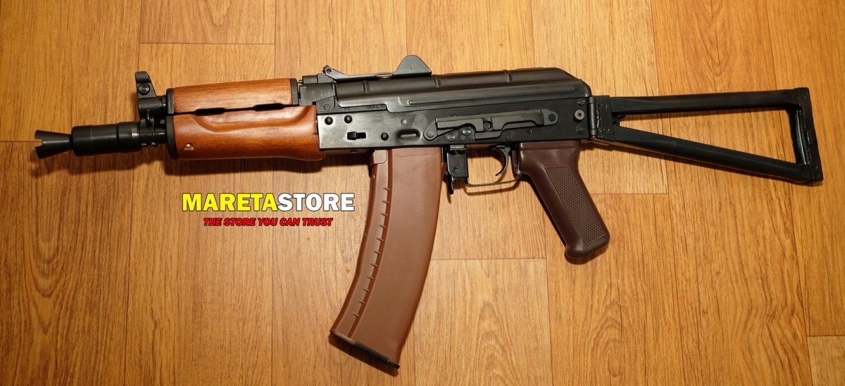E&L AKS-74UN / A104S Essential Full Steel and Real Wood Rifle (AEG ...