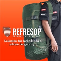 Tas Travel Pulsak TNI Kuat Kantong Barang Tentara Jumbo Duffle Bag Awet ...
