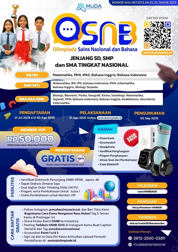 OLIMPIADE NASIONAL SAINS DAN BAHASA